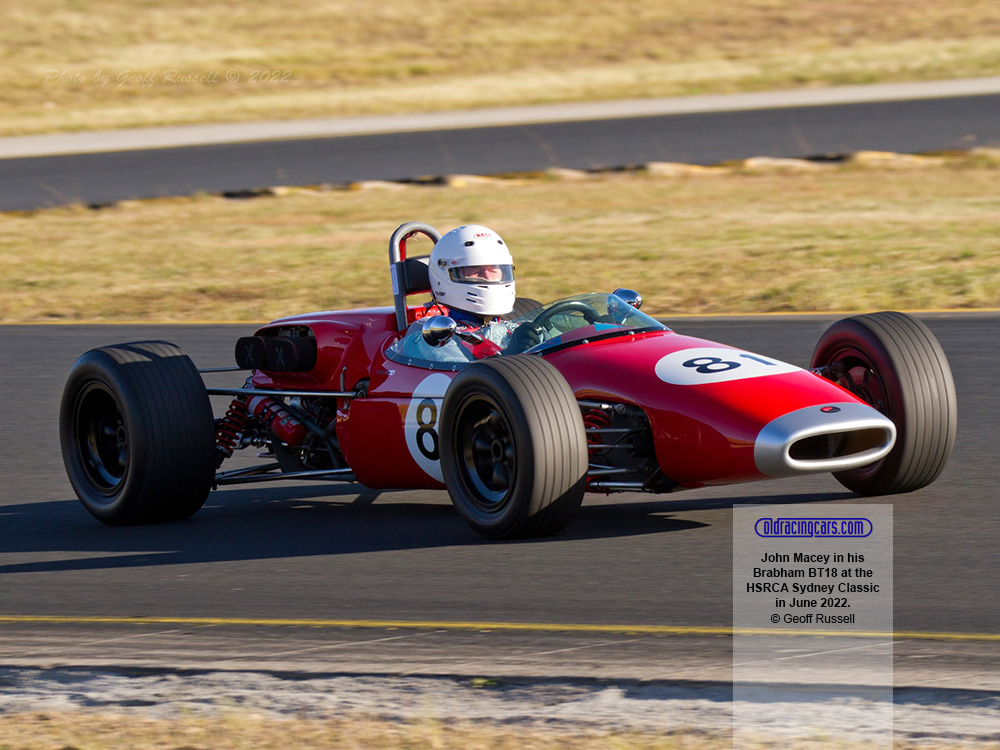 Brabham BT18B (Formule libre) car-by-car histories | OldRacingCars.com